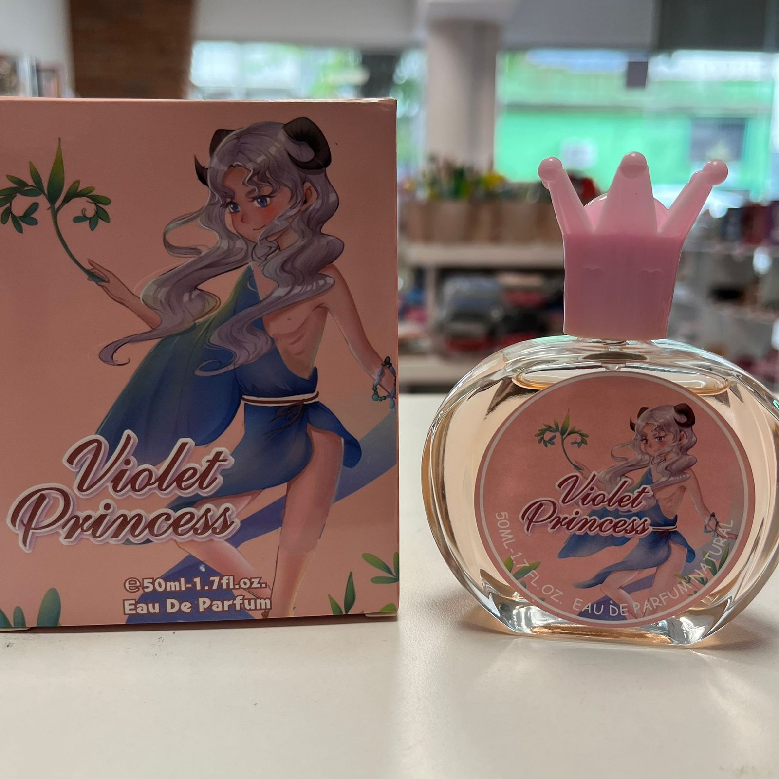 Perfume de niña Violet Princess rosa 50mL